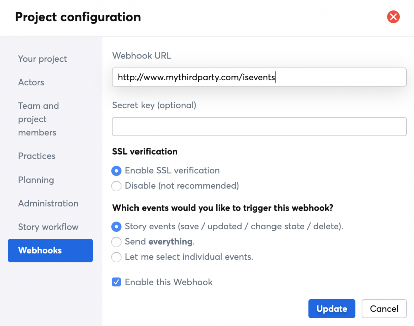 Webhooks – iceScrum